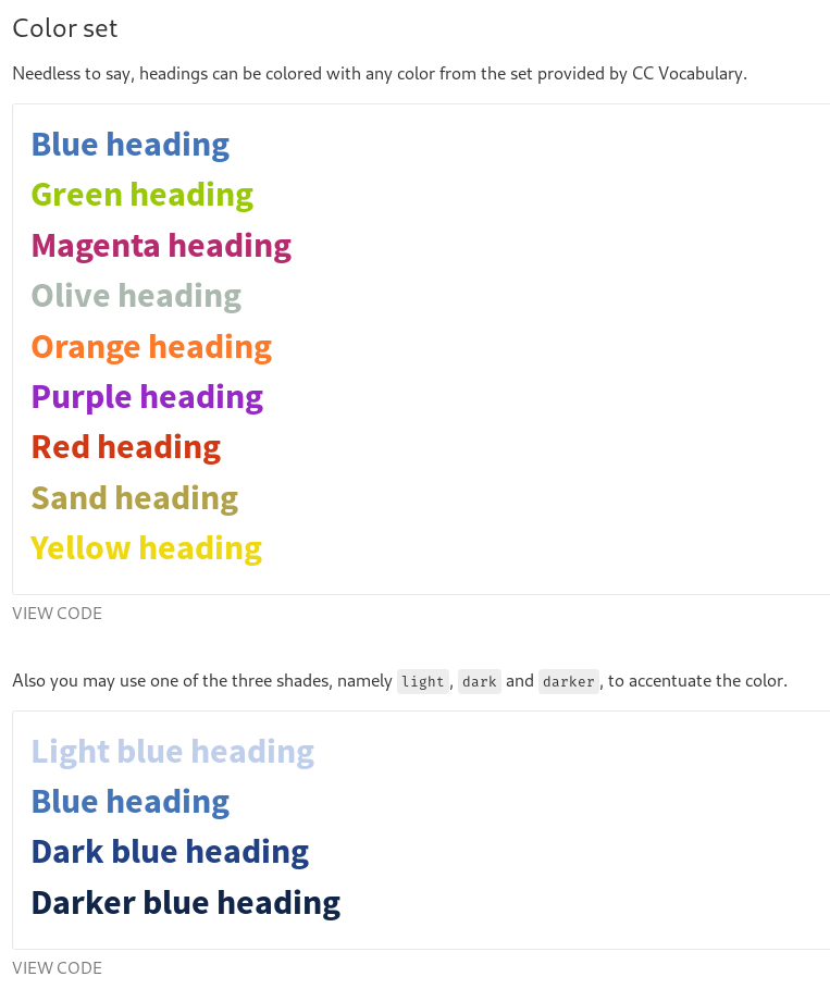 Cc Vocabulary The Lexicon So Far — Creative Commons On Github